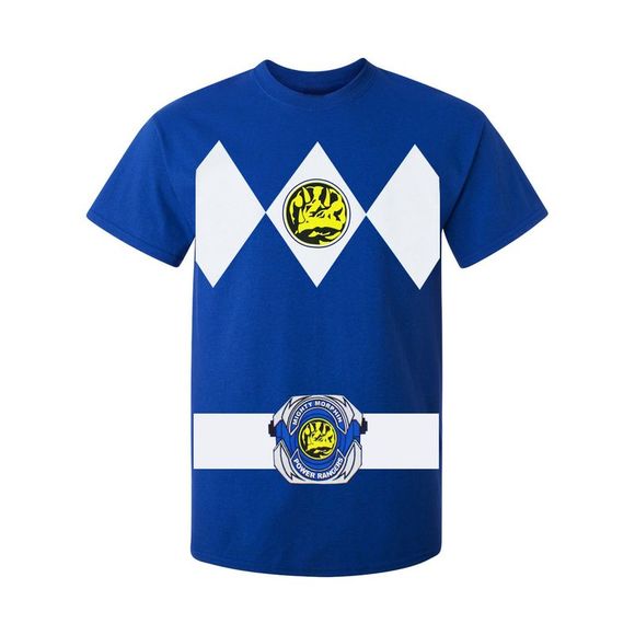 Mighty Fine | Shirts | Mighty Morphin Power Rangers Blue Ranger Mens ...